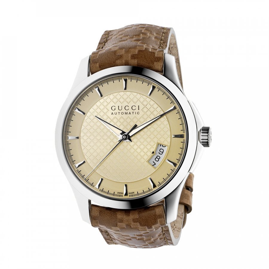 Gucci G Timeless Miesten Rannekello Auto Ruskea / Teräs ...